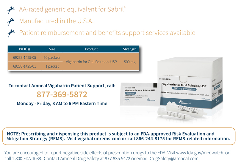 Vigabatrin for Oral Solution, USP - Amneal Pharmaceuticals