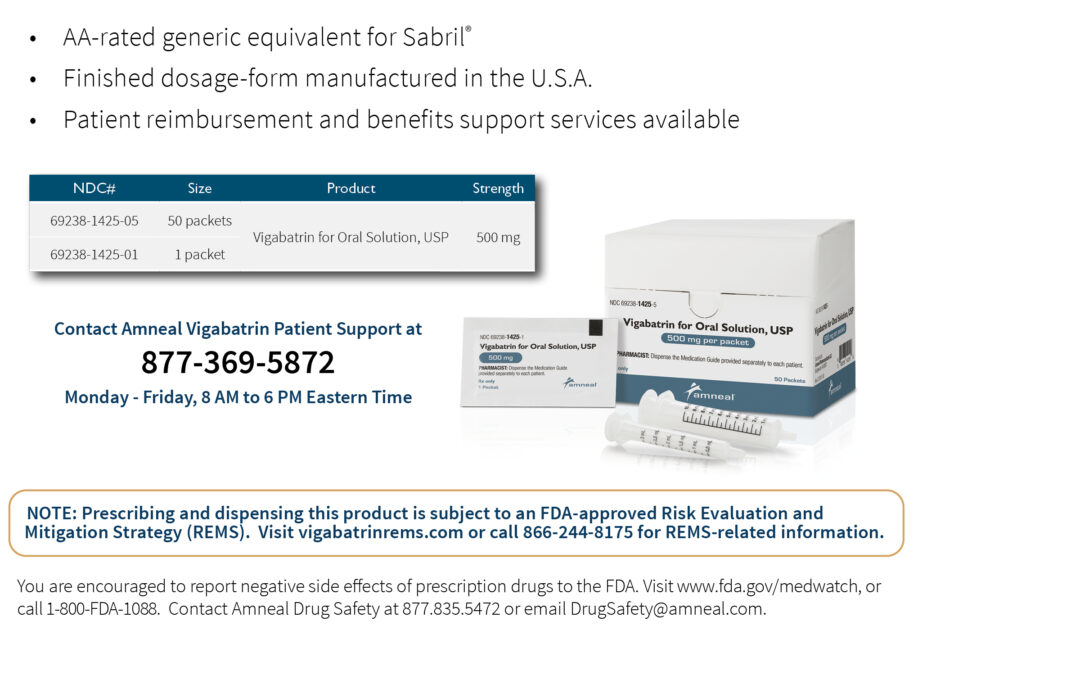 Vigabatrin for Oral Solution, USP - Amneal Pharmaceuticals